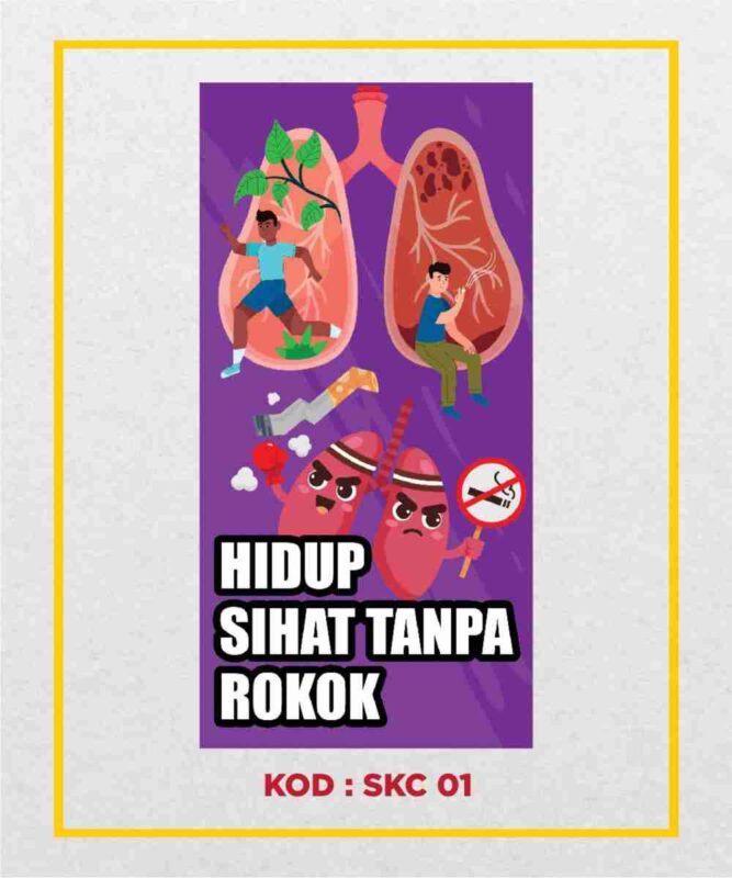 POSTER : ANTI DADAH/ ANTI ROKOK - KedaiBannerSekolah.com