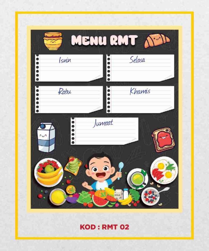 CARTA : MENU RMT - KedaiBannerSekolah.com