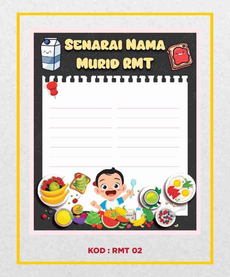 CARTA : MENU RMT - KedaiBannerSekolah.com