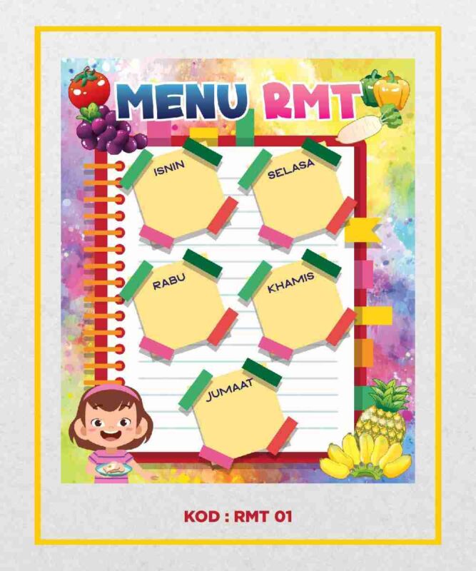 CARTA : MENU RMT - KedaiBannerSekolah.com