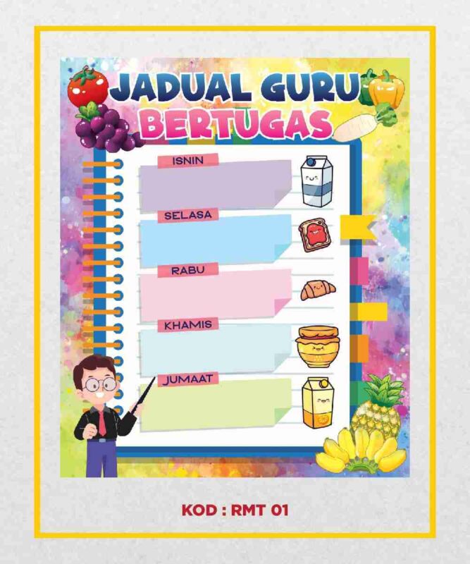 CARTA : MENU RMT - KedaiBannerSekolah.com