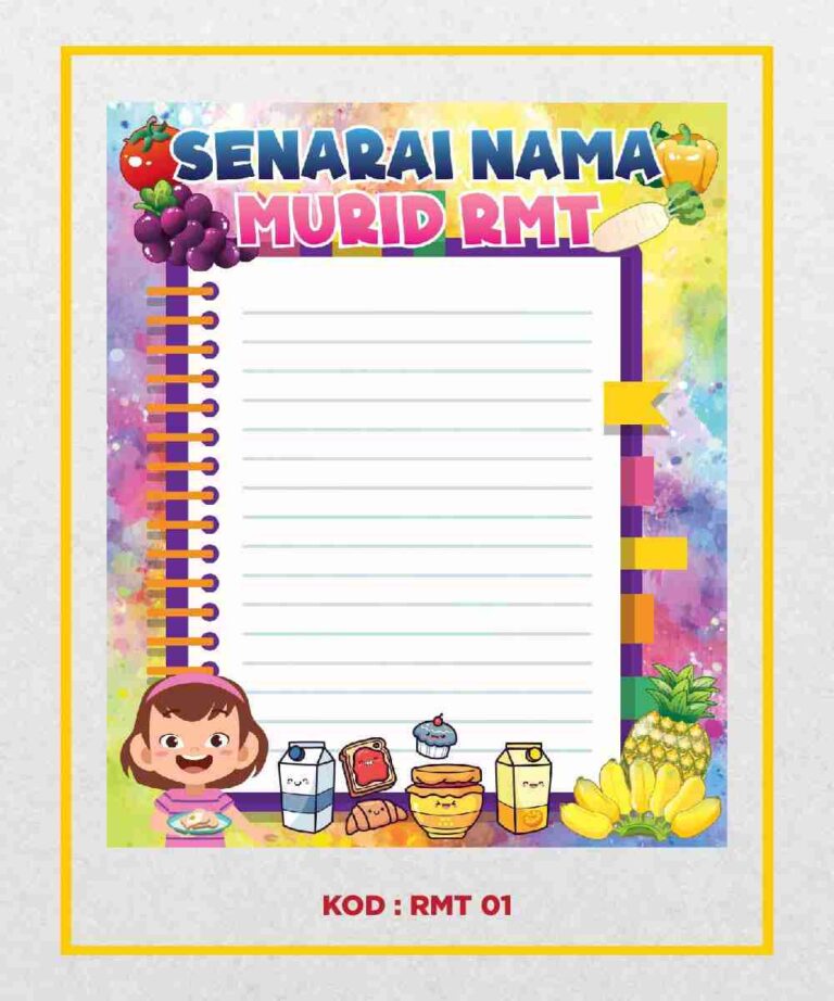 CARTA : MENU RMT - KedaiBannerSekolah.com