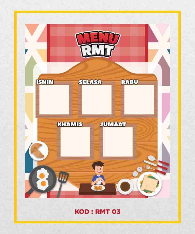 CARTA : MENU RMT - KedaiBannerSekolah.com