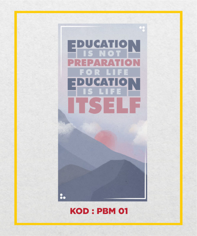 POSTER MOTIVASI - PBM 01 - KedaiBannerSekolah.com