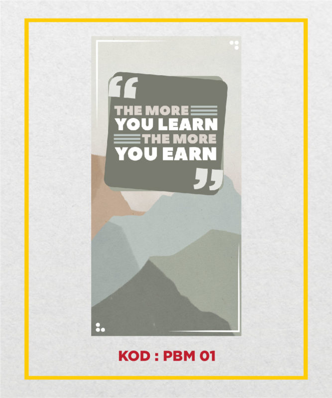 POSTER MOTIVASI - PBM 01 - KedaiBannerSekolah.com