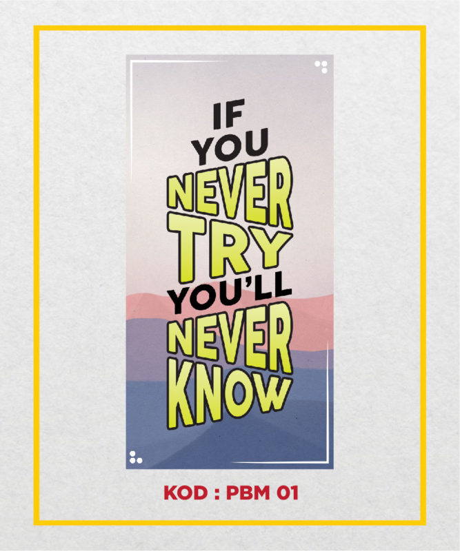 POSTER MOTIVASI - PBM 01 - KedaiBannerSekolah.com