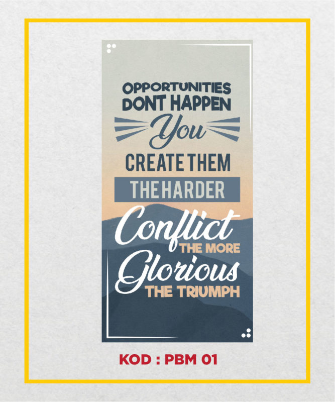 POSTER MOTIVASI - PBM 01 - KedaiBannerSekolah.com