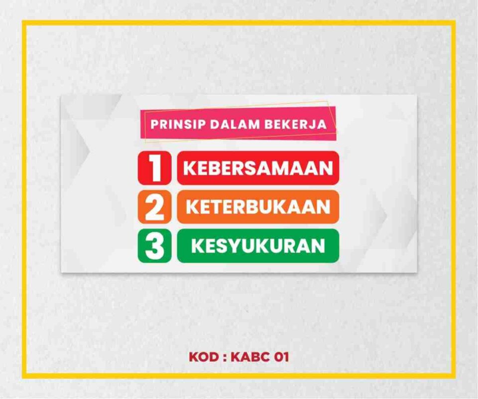 POSTER : KONSEP ABC KPM - KedaiBannerSekolah.com