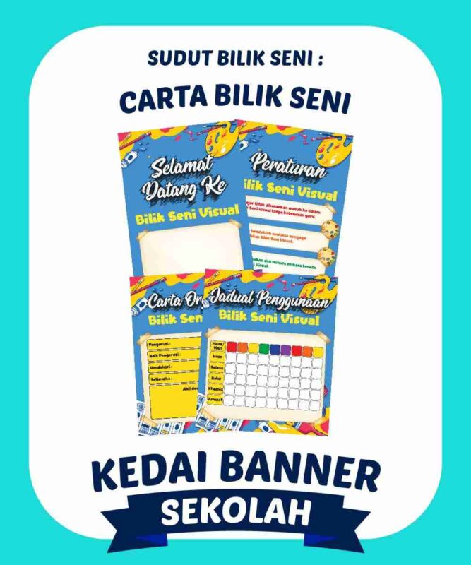 CARTA BILIK SENI VISUAL - KedaiBannerSekolah.com