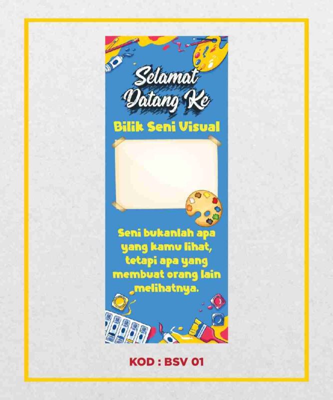 CARTA BILIK SENI VISUAL - KedaiBannerSekolah.com