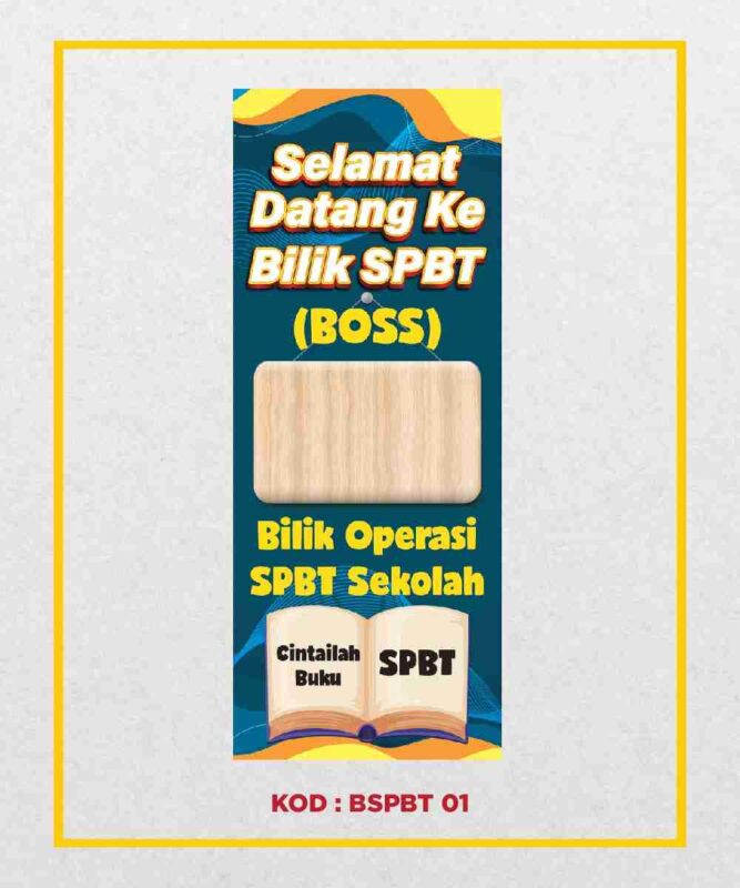 CARTA BILIK BOSS SPBT - KedaiBannerSekolah.com